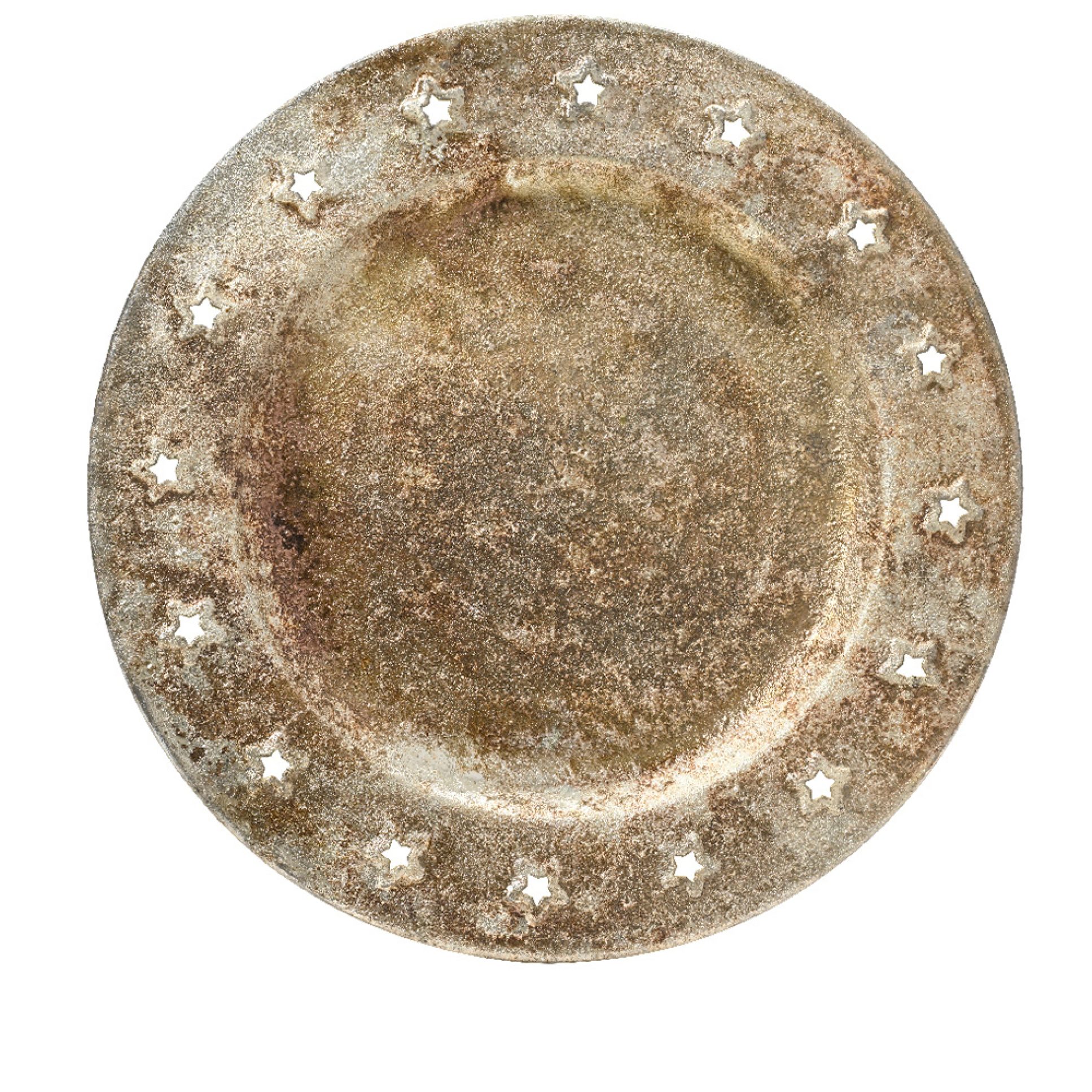 Kerzenteller ANTIQUE STAR